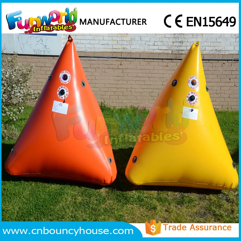 Inflatable Triangular Mark Buoys - Funworld Water Buoy