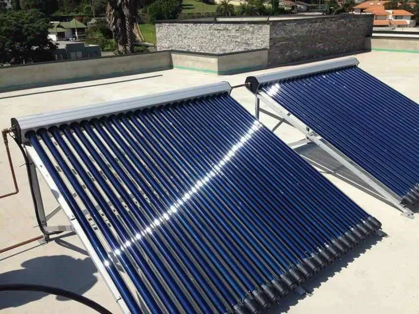 24mm Big Header 24tubes Super Heat Pipe Collector Good Quality For Ce ...