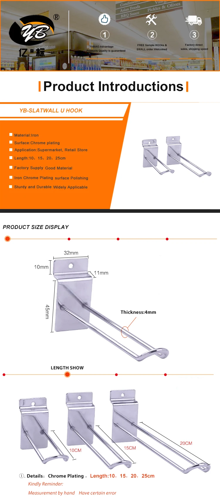 Slat Wall Hooks - Versatile Display Solutions for Retail