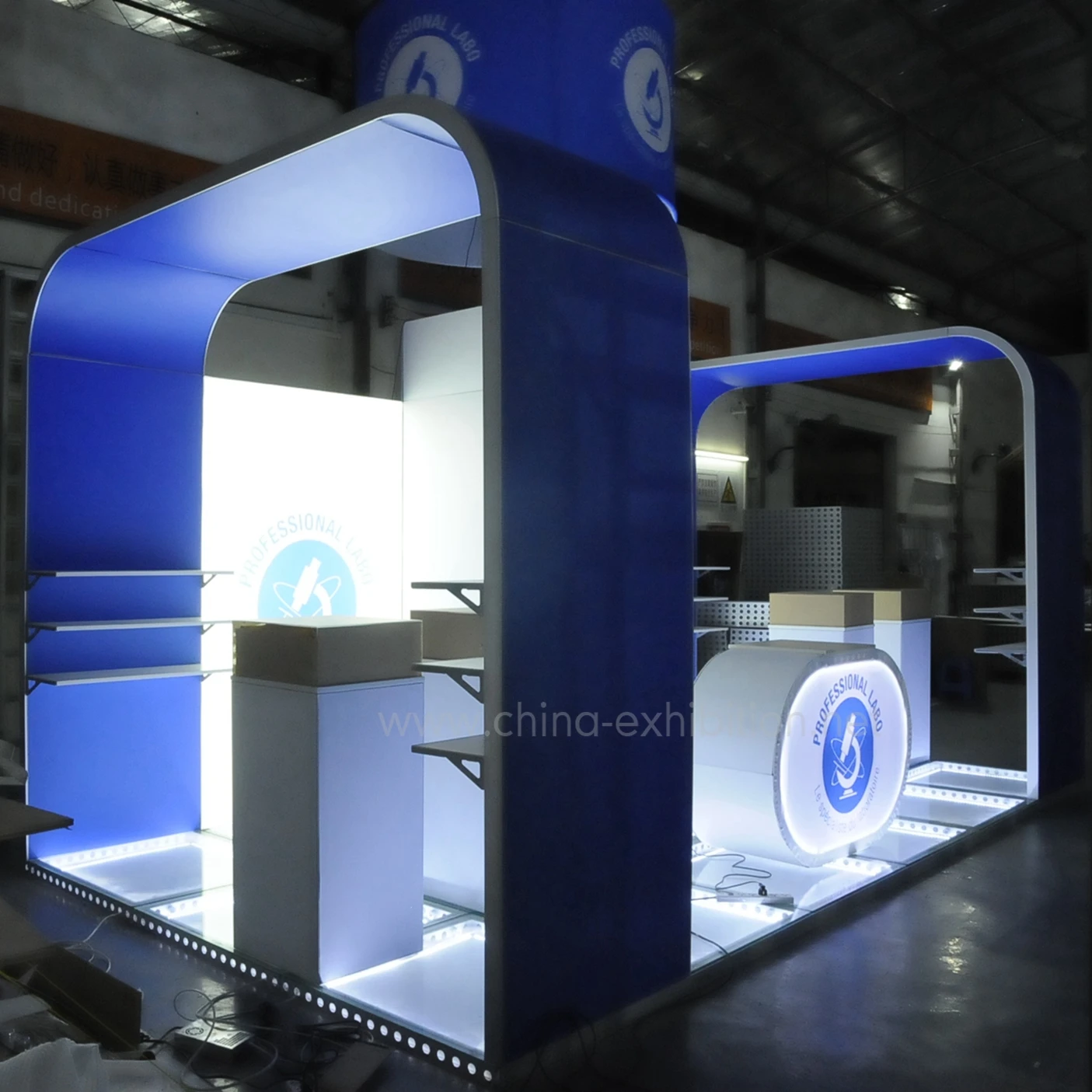 Aluminum Frameless Modular Custom Exhibition Booth - TIANYU