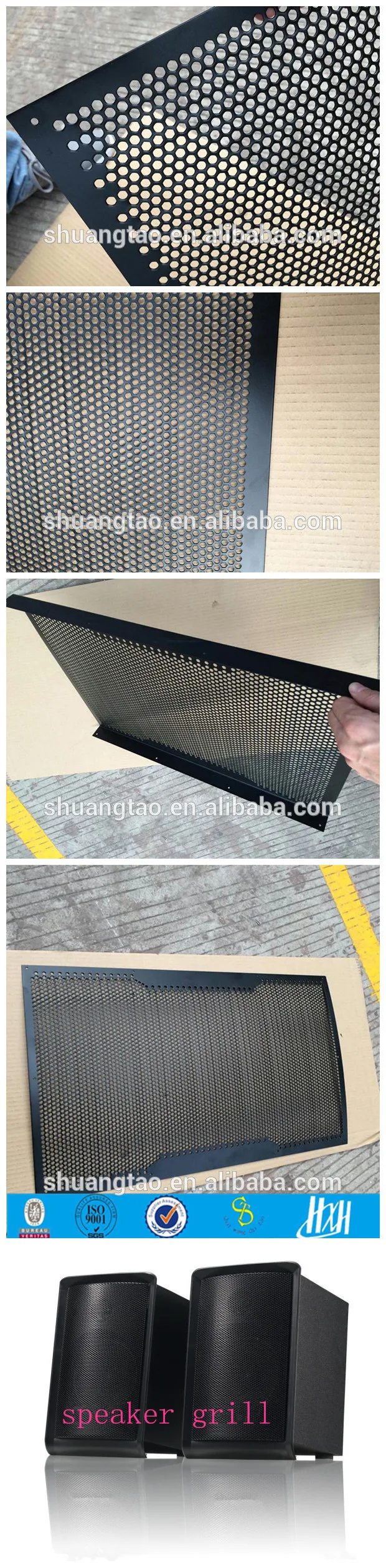 Simple Design Perforated Speaker Cover Steel Sound Net Cover Car ...