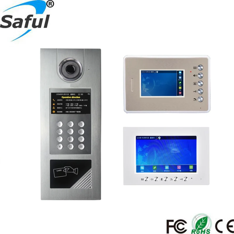 Digital Multi Apartment Factory TCP IP Intercom System