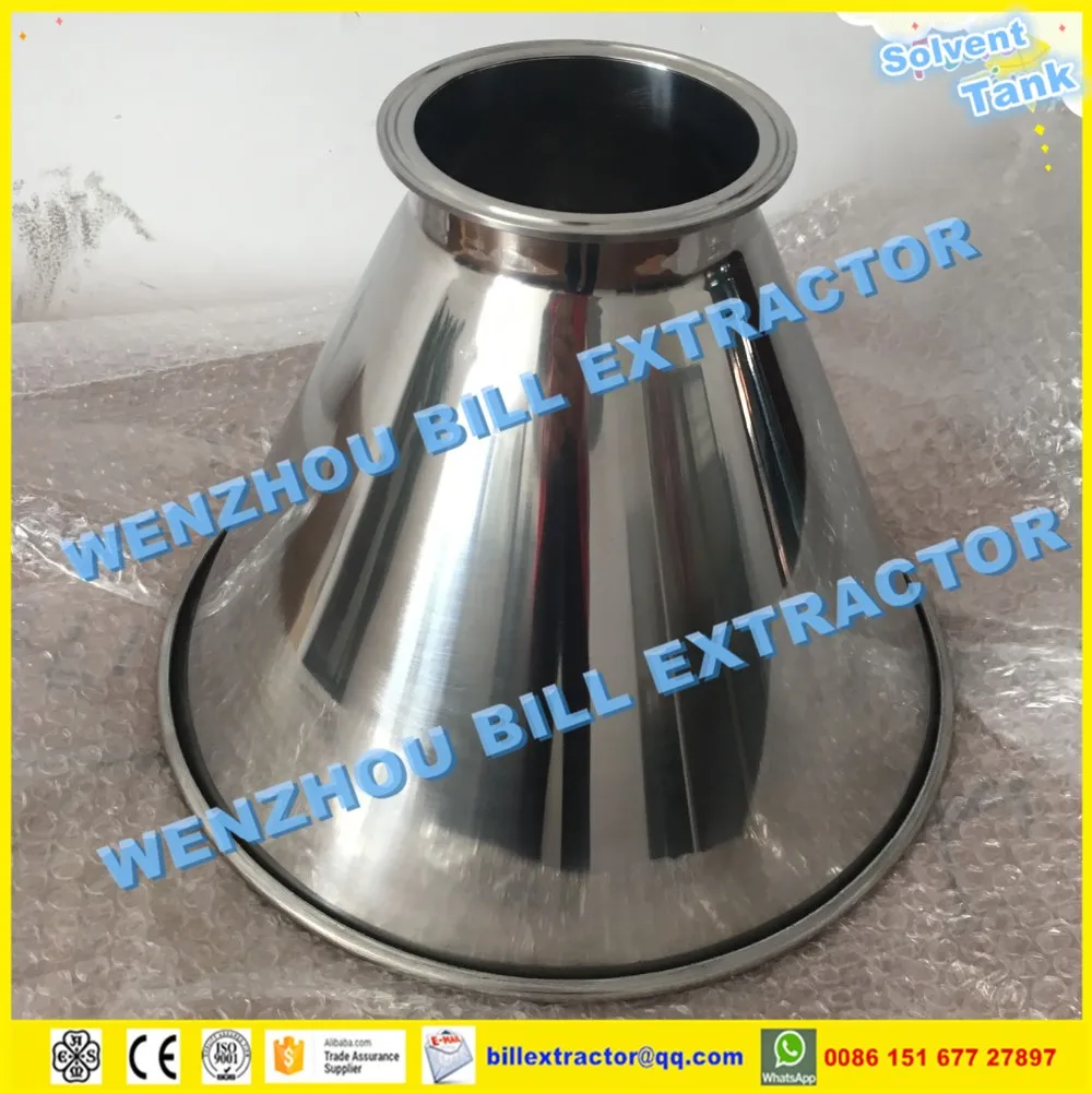 Tri-clamp Ss304 6"x4" Packing Hopper With Rolled End - Buy Packing ...