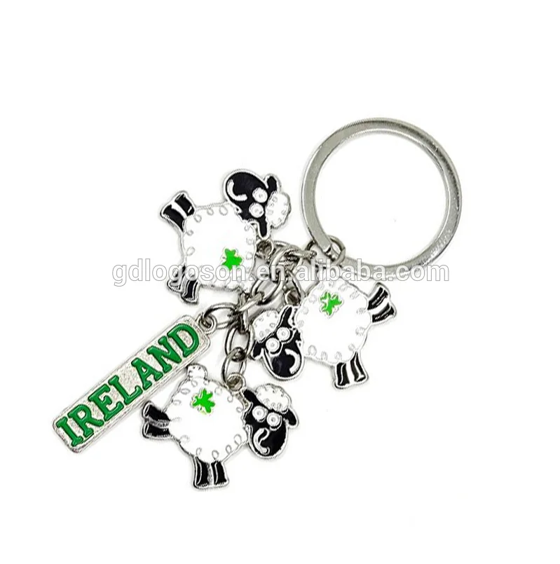 I Love New Zealand Metal Keychain - Custom Souvenir