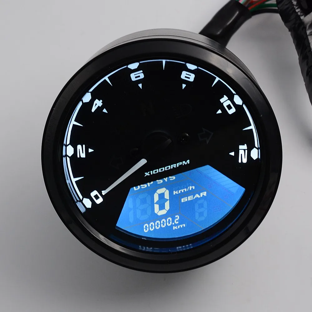 Universal Speedometer Motorcycle Digital Odometer Tachometer Board ...