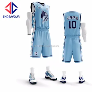 2017 New Design Wholesale Sky Blue Basketball Jersey - Buy Sky Blue ...