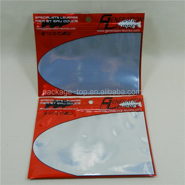 Fishing Bait Packaging Bag With Clear Window/top Quality Plastic ...