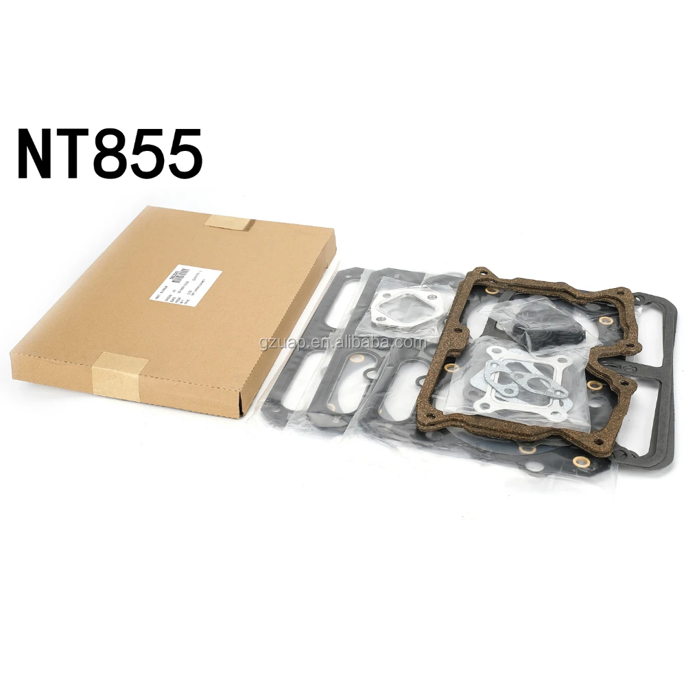 Full Gasket Kit Upper Nt855 Spare Parts Engine Oem No.3803040 3801330 ...