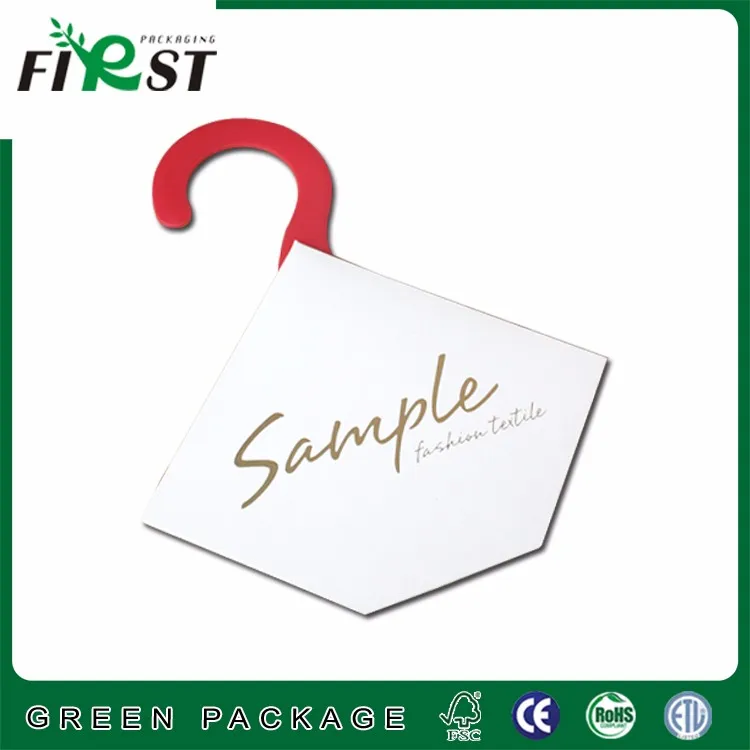 Fabric Sample Display Cardboard Header Textile Type Paper Hangers For ...