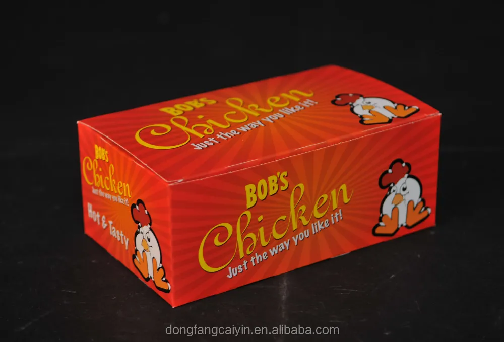 KFC Ivory Board FC0 Chicken Box - Food Grade & Customizable