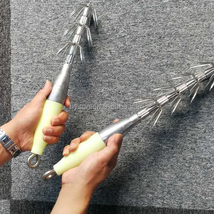 4.0*4 Luminous Squid Jigger For Commercial Fishing - Buy Squid Jigger ...