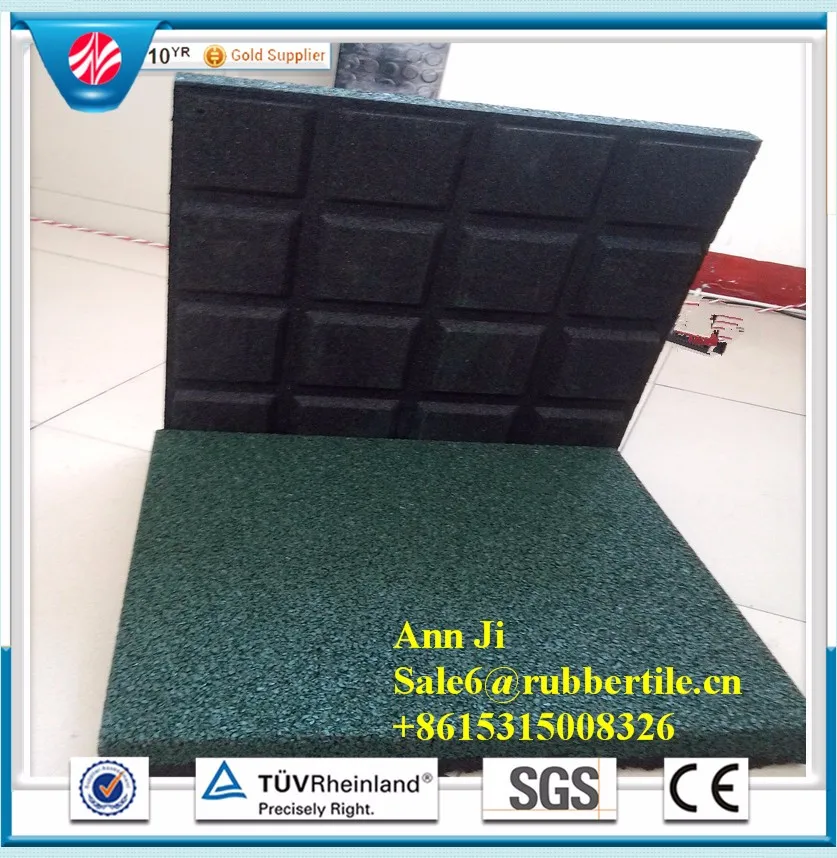 Parks Water Permeable Rubber Mats - Recycled Backyard Tiles