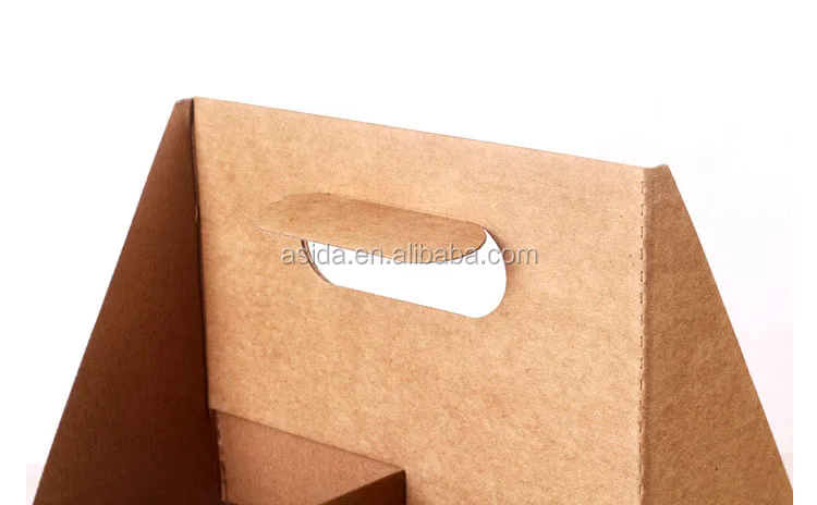 뜨거운 음료 테이크 아웃 상자 4 팩 종이 커피 컵 음료 병 캐리어 Buy 종이 커피 캐리어4 팩 병 캐리어골판지 상자 병 캐리어 Product On