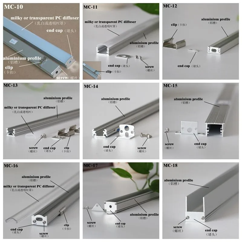 Z Shape Extruded Led Aluminium Profile - Buy Aluminium Z Led Profile,Z ...