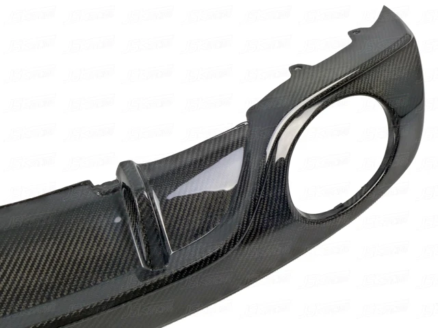 Aspec Style Carbon Fiber Rear Diffuser (t2) For 2008-2014 Audi Tt Mk2 ...