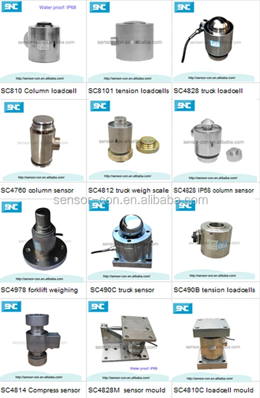 Sc490b Tall Through Hole Bolt Load Cell In Sensors - Buy Through Hole ...