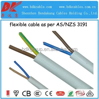 Flexible Cable 6mm2 Flexible Copper Cable 3 Core 2.5mm Flexible Wire ...