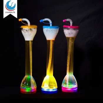 700ml Flashing Light Drinking Beer Party Slush Led Plastic Yard Cup ...