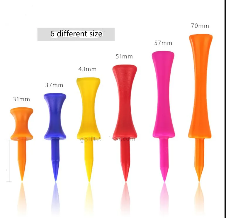 Wholesale Plastic Castle Graduated Golf Tees - Durable & Versatile