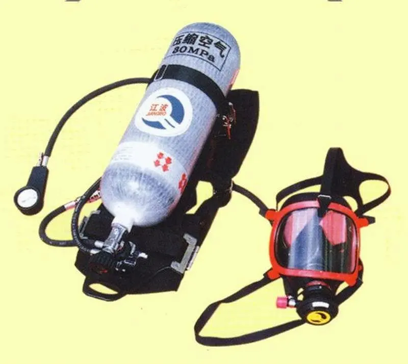6.8L SCBA Positive Pressure Breathing Apparatus carbon fiber cylinder ...