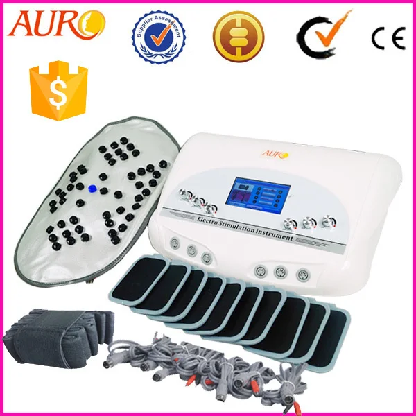 Muscle Relax Faradic Slimming Machine With 10 Pairs Pads And One Breast ...