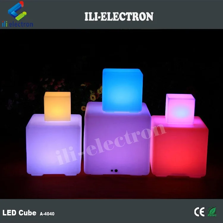 Lighted Led Cube Stool Cube Chair - Buy Led Cube Chair,Led Cube Stool ...