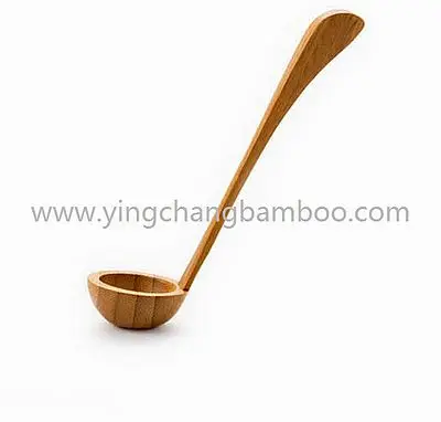 Porcelain Soup Ladle Function Soup Ladle Soup Ladle With Wooden Handle ...