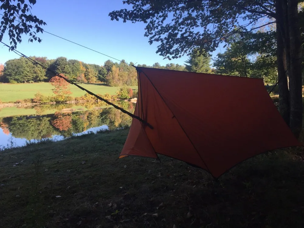 Woqi Rain Fly Canvas Grow Tent Tarp,Winter Waterproof Sunshade Shelter ...