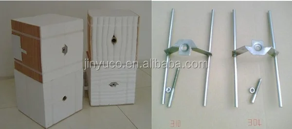 Standard Insulation Ceramic Fiber Module With Anchor System - Buy ...