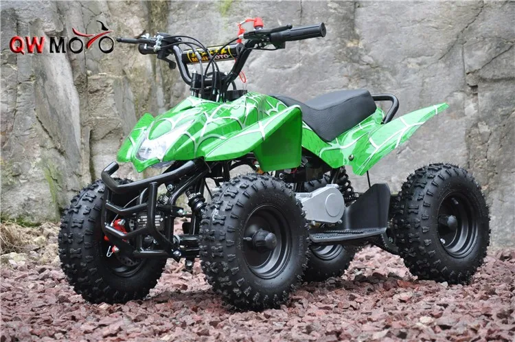 Qwmoto 49cc Pocket Mini Atv Quad Bike 50cc Gasoline Petrol 2 Stroke ...