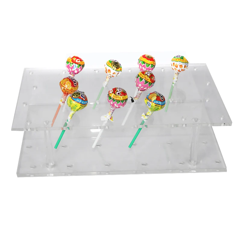High End Acrylic Cake Pop Lollipop Clear Transparent Display Stand ...