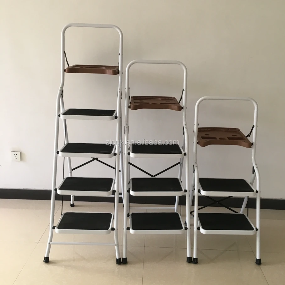 2,3,4-step Steel Step Stool With Project Tray - Buy Step Ladder In Tool ...