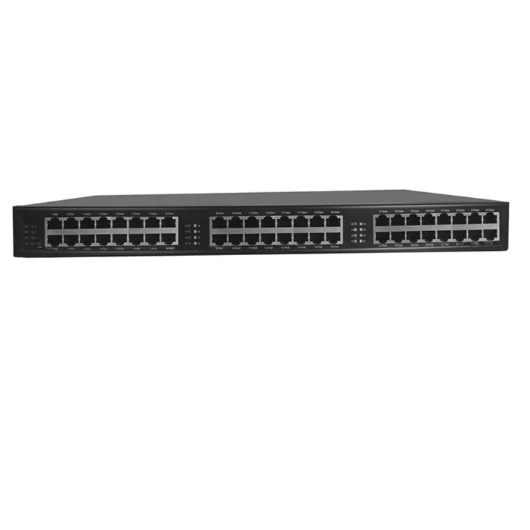 24 48 Port Gigabit Power Over Ethernet Switch 1u Rack Mount 802.3 Af At ...