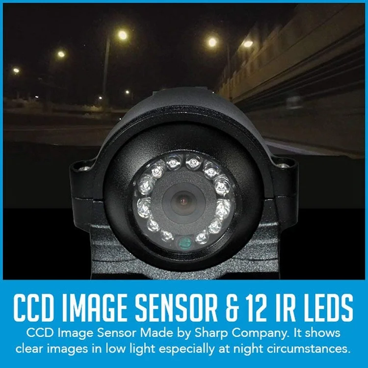 720p Heavy Duty Truck Bus Security Cctv Side Rear View Waterproof ...