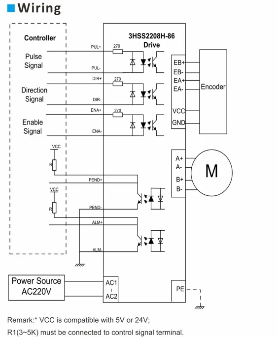 Hybrid 3 Phase Stepper Ac Servo Motor Set 28n.m For Sewing Machine ...