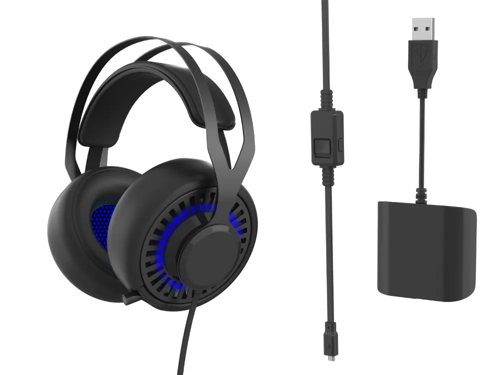 Gaming Computer Headphone Headset With Usb 7.1 Stereo With Mic - Buy ...