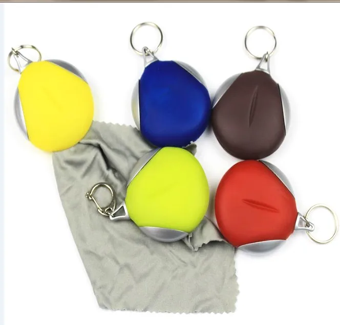Portable Round Shaped Silicone Rubber Mini Keychain Within Eyeglasses ...