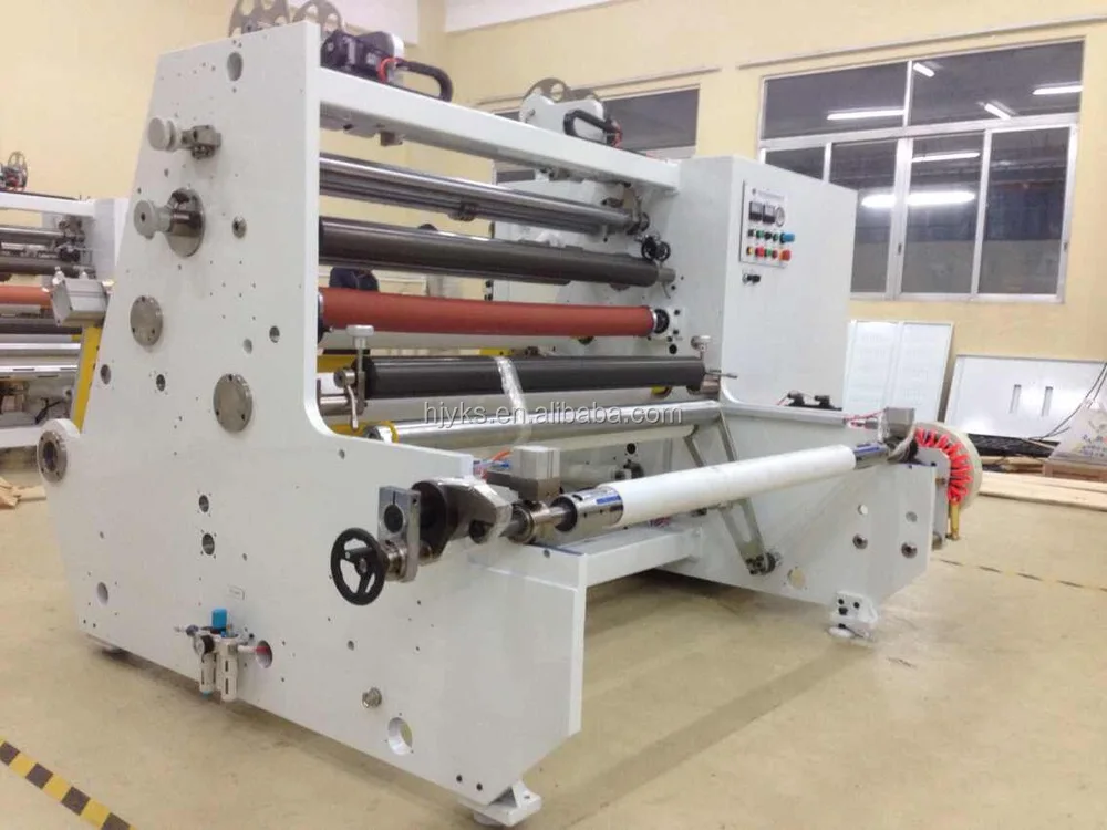 High Speed Plastic Film Turret Slitter Rewinder Machine For Bopp Or Pet ...