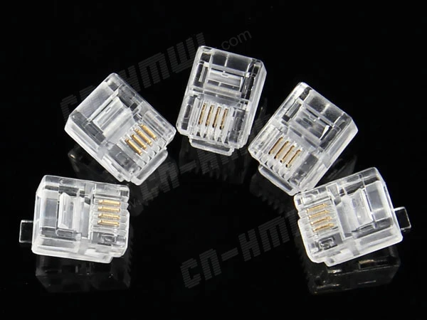 Telephone 6 Pin Rj11 Rj14 Rj25 Connector - Buy Rj25 Connector,Rj14 ...