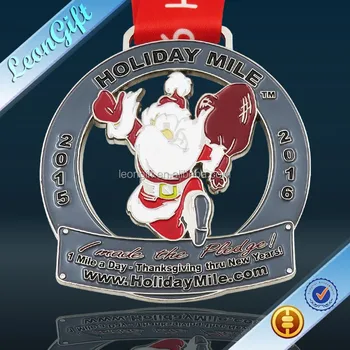 Santa Medals,Custom Running Race Metal Medal For Santa Running Race ...