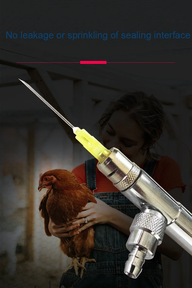 Automatic Vet Syringe Poultry Continuous Chicken Vaccine Gun Veterinary ...