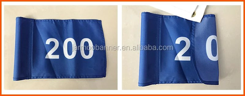 Customizable Mini Golf Flags for Golf Course Enhancement & OEM