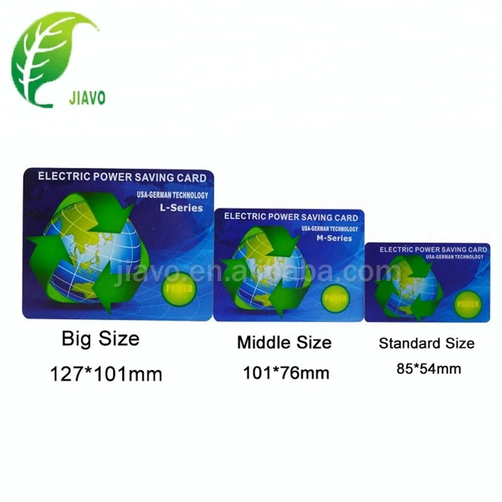 Customizable Energy Saving Card - Bio 20000cc Negative Ions