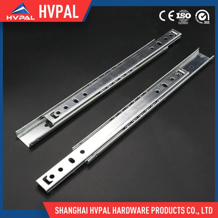 2 Fold Sliding Shelf Rails Concealed Drawer Slides Runners - Buy ...