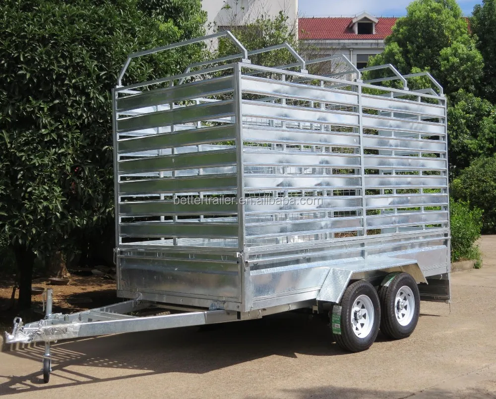 Australian Standard 3500kg Cattle Fence Trailer - Buy Cattle Trailer ...