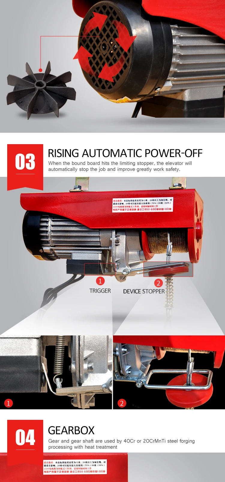 Small Electric Winch 220v Mini Hoist 100kg To 1000kg Pa Miniature ...