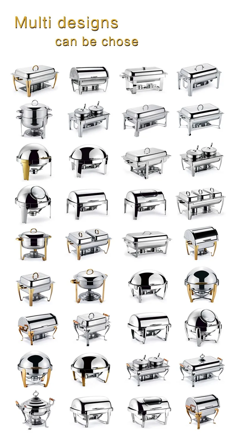 Stainless Steel Buffet Utensils - Server with Window