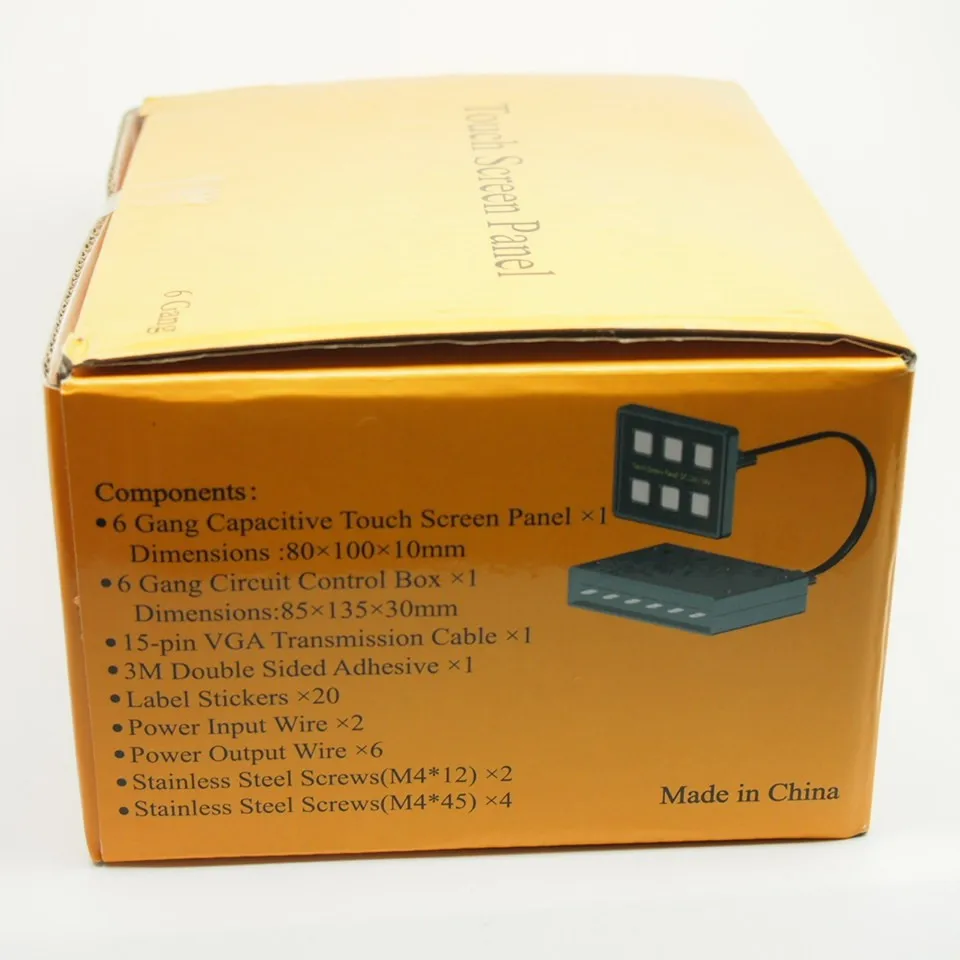 Single Color 12v Led Dimmer Wall Mounted,12-24v Led Touch Dimmer Switch ...