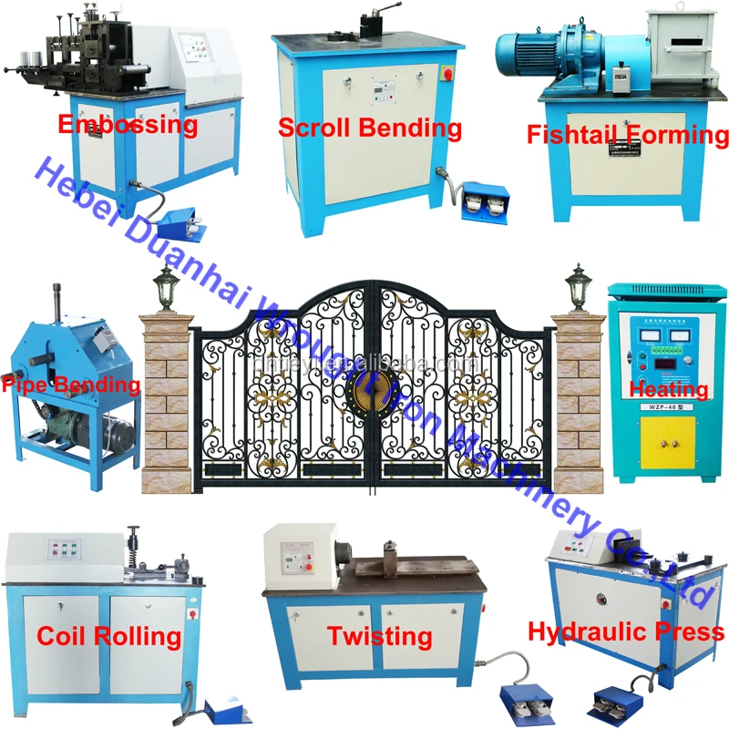 Dh-dw16e Iron Scrolling Bending Machine Manual Scroll Bender Machine ...