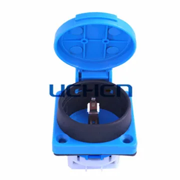 Uchen Factory Supply Ip44 16a Power Socket Schuko - Buy Power Socket ...